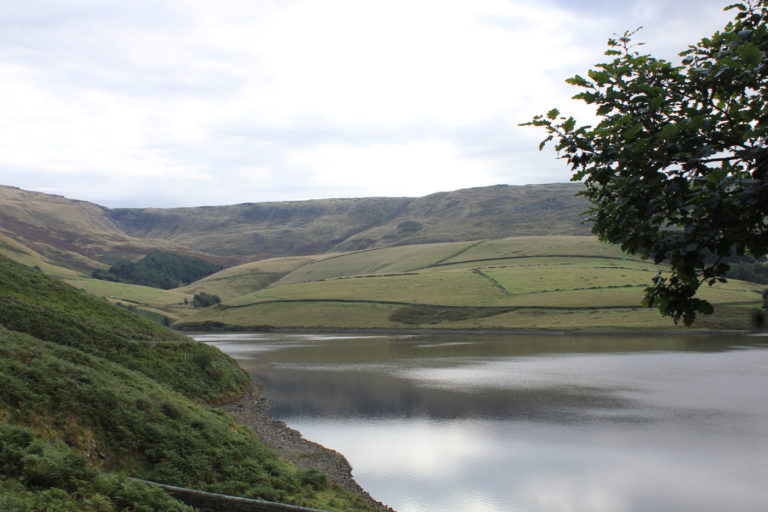 Kinder Downfall from Hayfield Circular Walk Peak District