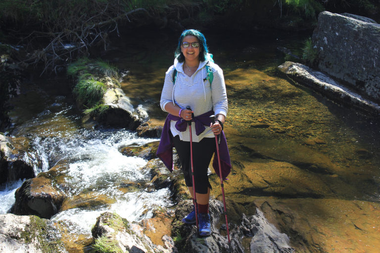 Waterfalls and Walking The Wye Valley Way, Hafren Forest in Wales