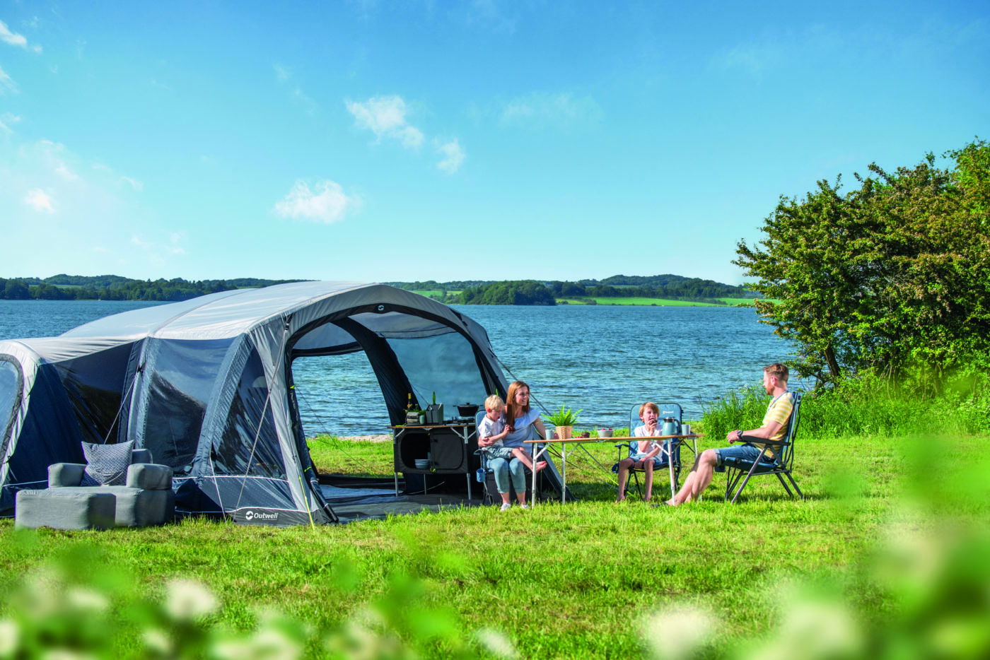 First Look At The New Outwell 2020 Roseville Inflatable Family Tents