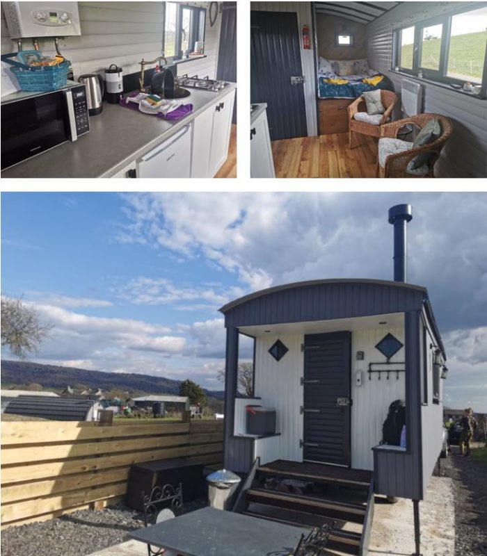 GLAMPING | Rooster Shepherd Hut, Underbarrow, Cumbria